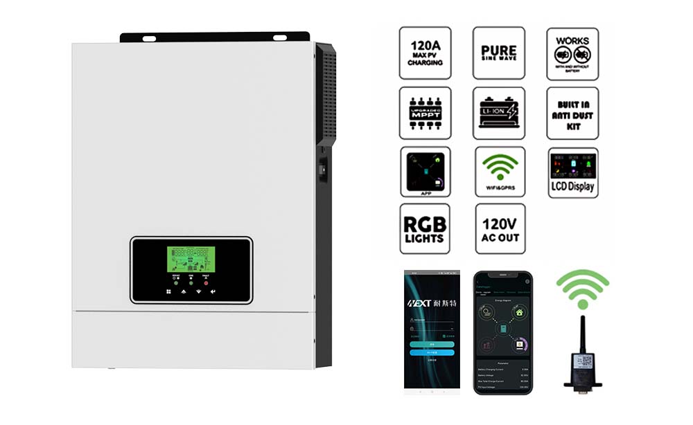 NEXT Original Factory NML 1.6KW Off Grid Solar Inverter WiFi Available ...
